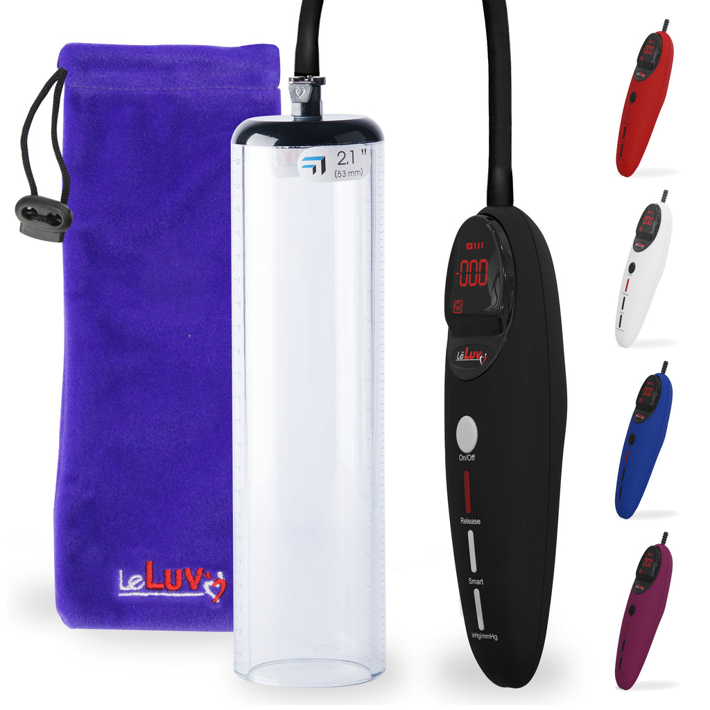 LeLuv Magna PRO+ Smart Handle Penis Pump Kit | 9" or 12" Length Thick